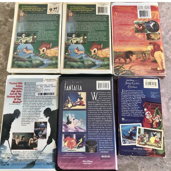 Disney | Other | Walt Disney Vhs Movie Lot | Poshmark